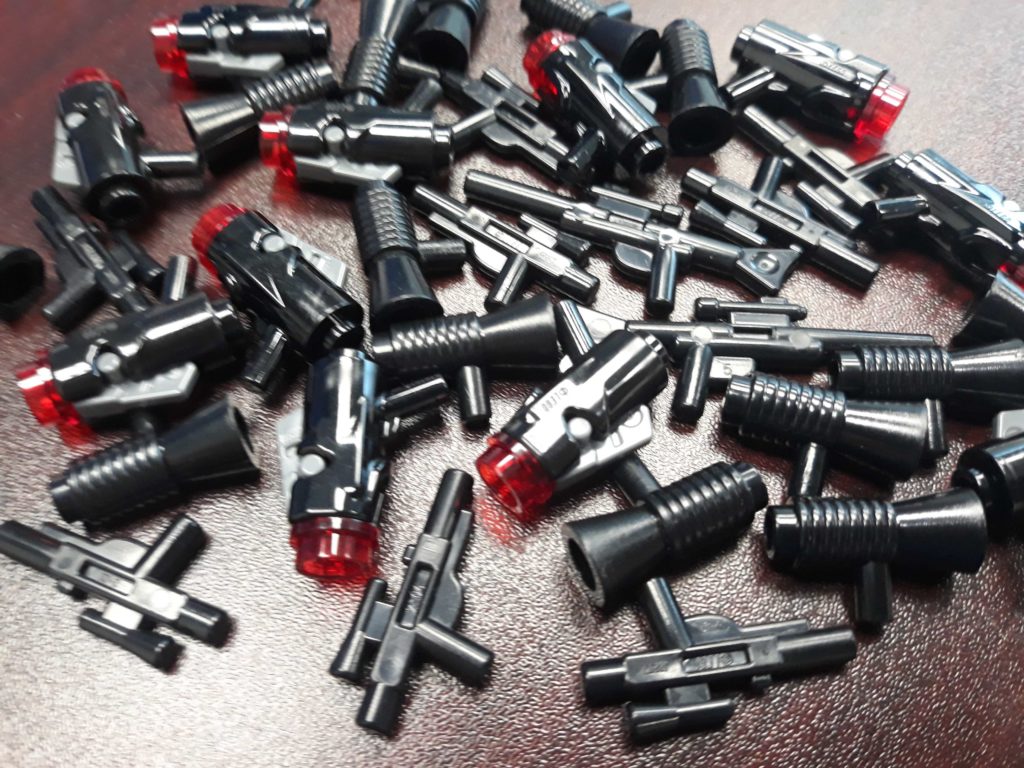 Pack of 15 LEGO Blasters - The Minifig Club