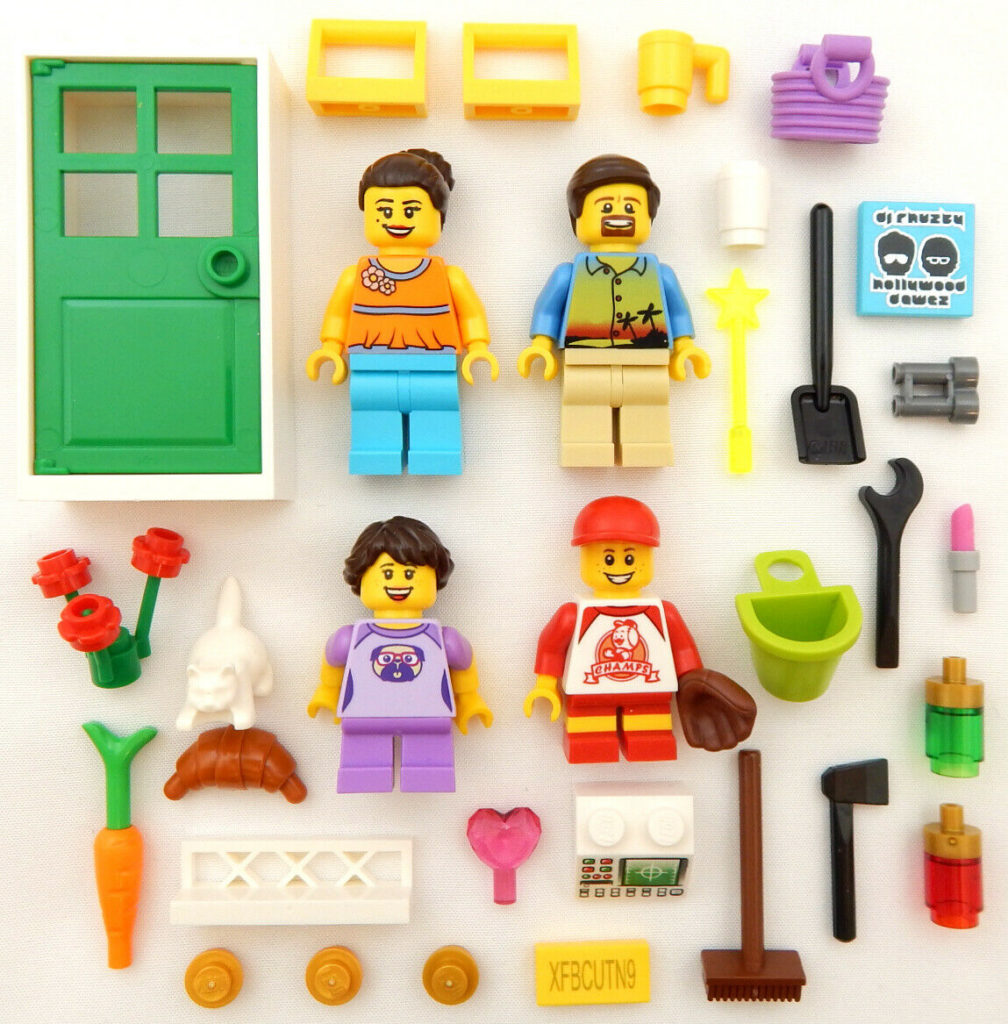 LEGO Family Minifig Bundle (Brown Hair) - The Minifig Club