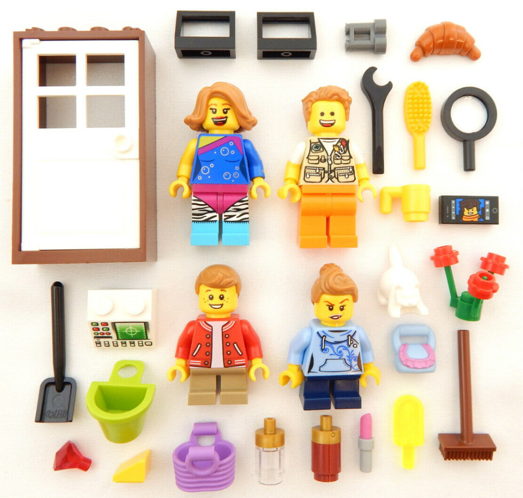 LEGO Family Minifig Bundle (Brown Hair) - The Minifig Club