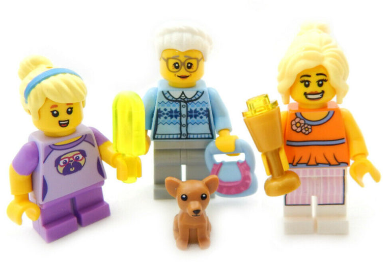 3 Generations - Grandma, Mom, and Daughter - LEGO Minifig Bundle - The ...