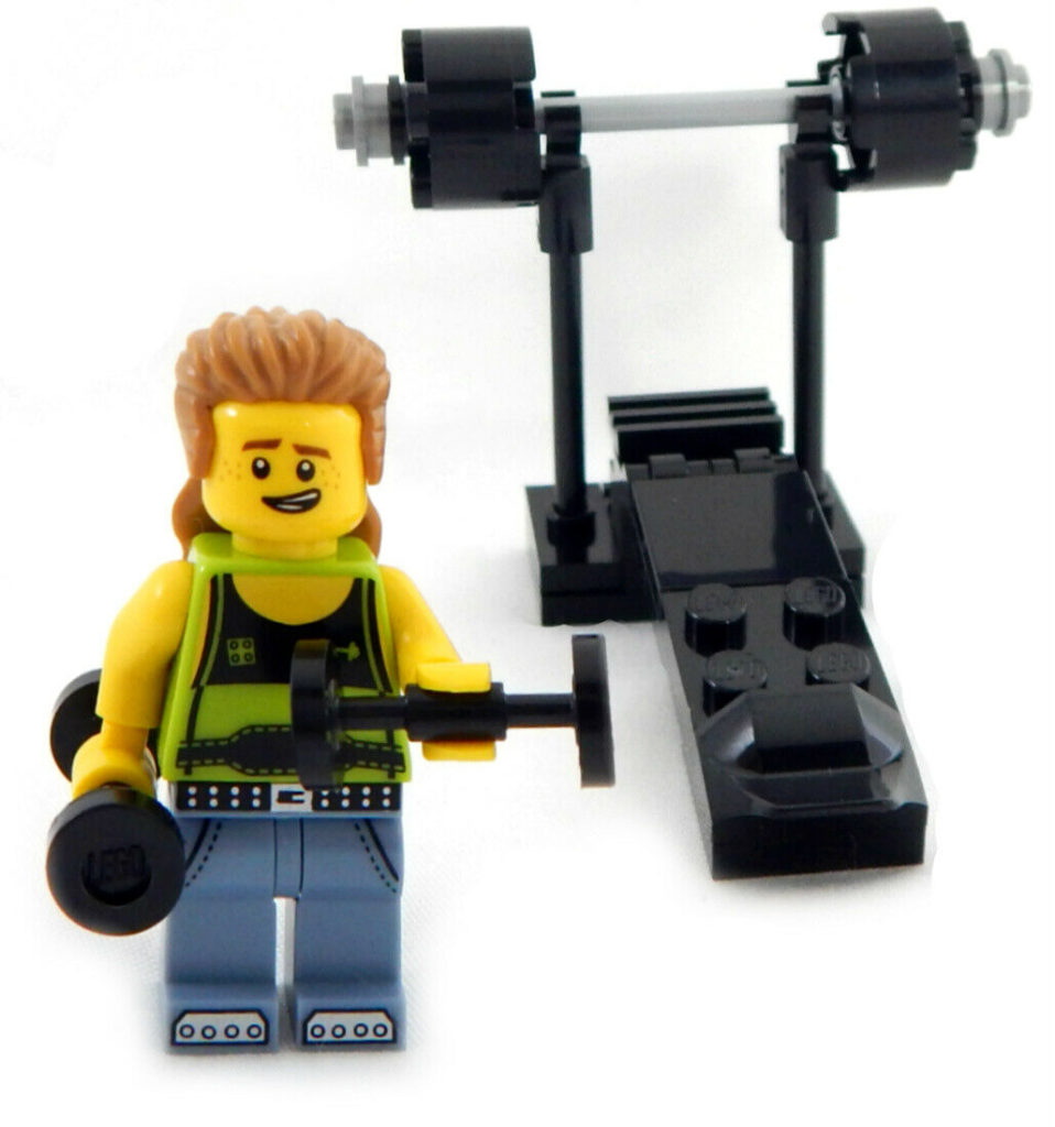LEGO 'Bench Press and Dumbbells' Minifig Bundle - The Minifig Club