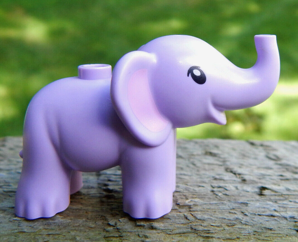 LEGO Lavender Baby Elephant - The Minifig Club