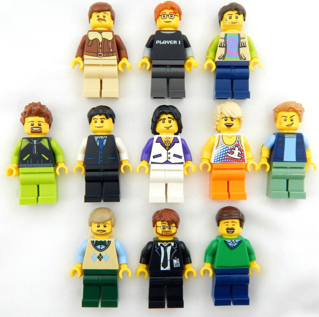 x5 LEGO Men Minifigs - The Minifig Club