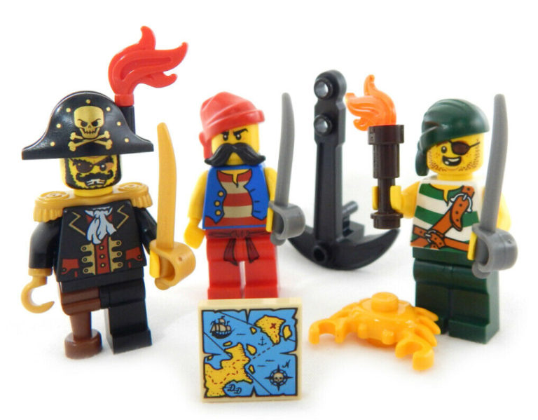 LEGO Pirate Captain with Crew - Minifig Bundle - The Minifig Club