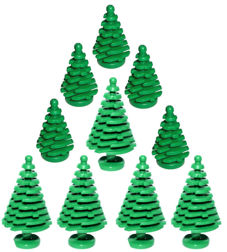 LEGO 'Christmas Trees for Sale' Bundle - 5 Large and 5 Small Trees ...