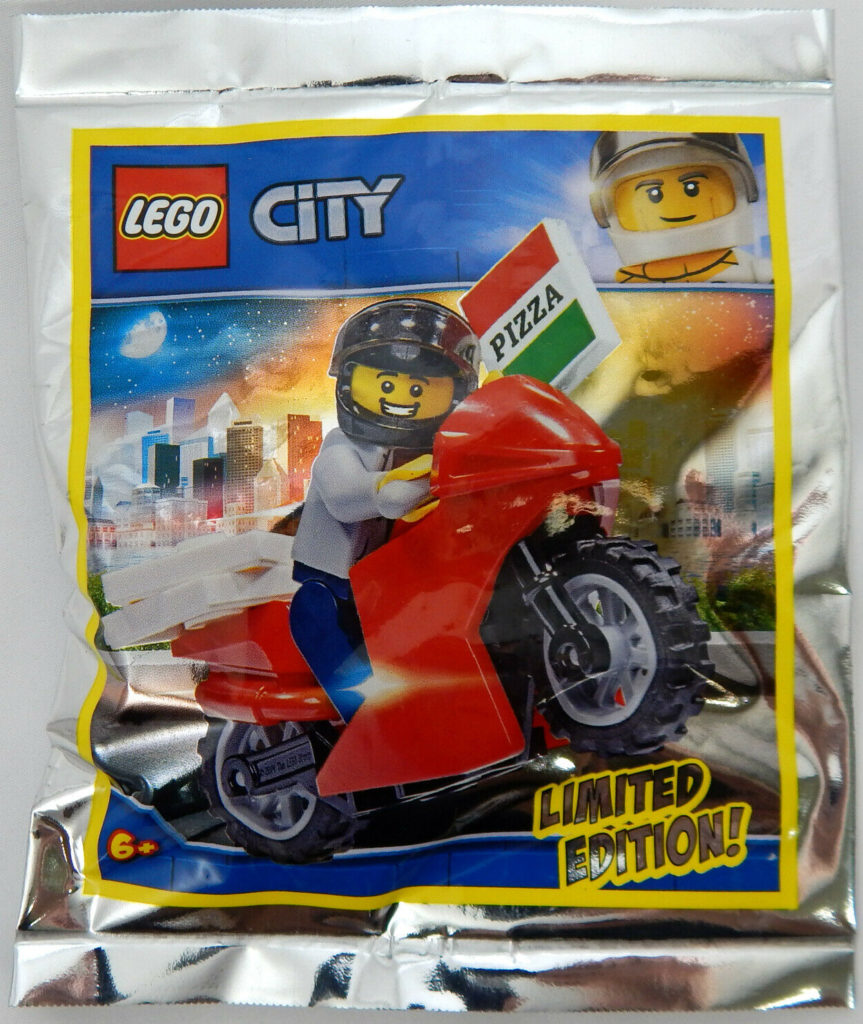 LEGO Limited Edition Pizza Delivery Guy Minifig Poybag - The Minifig Club