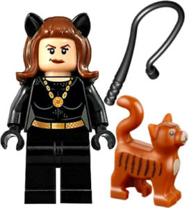 LEGO Classic TV Catwoman Minifig With Cat and Whip - The Minifig Club