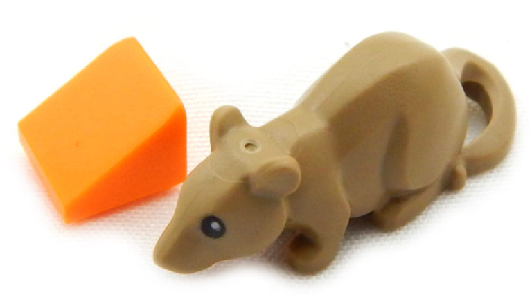 LEGO Rat With Cheese - DOLLAR FRIDAY - The Minifig Club