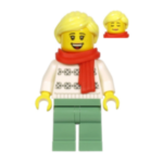 LEGO Winter Scarf Minifig - The Minifig Club
