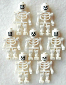2 Classic LEGO Skeleton Minifigs - The Minifig Club